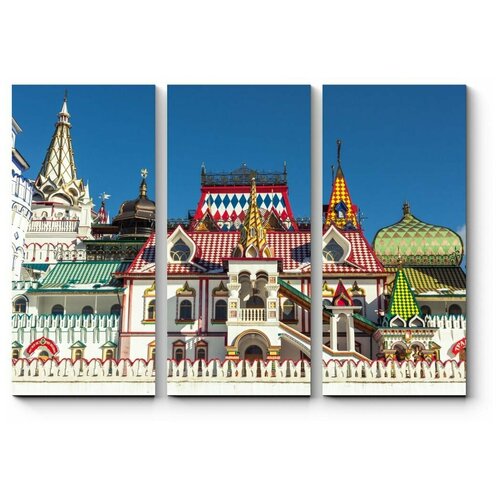 Модульная картина Измайловский Кремль в лучах солнца60x43