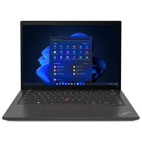 Ноутбук Lenovo ThinkPad T14 Gen 3 21AH00BRUS (14", Core i5 1235U, 16 ГБ/ SSD 512 ГБ, Iris Xe Graphics eligible) Черный