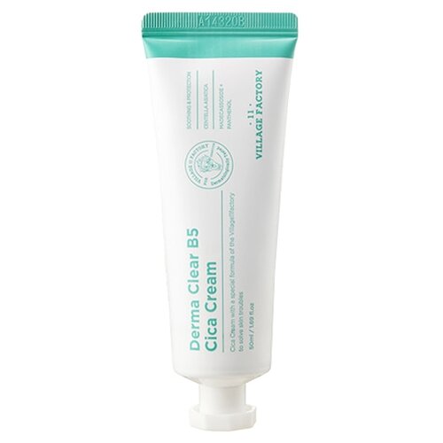 Village 11 Factory Derma Clear B5 Cica Cream Увлажняющий питательный крем-гель для лица, 50 мл