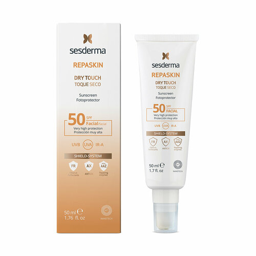 SesDerma REPASKIN DRY TOUCH Facial sunscreen SPF 50 – Средство солнцезащитное с матовым эффектом для лица СЗФ 50, 50 мл