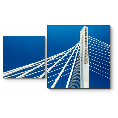 Модульная картина Белоснежный мост 180x108
