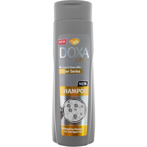 Шампунь DOXA LIFE FOR MEN восстанавливающий, для ослабленных, жирных волос, мужской, 600 мл*2 шт