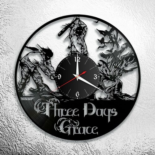 Настенные часы с группой Three Days Grace, Три дня благодати, Groundswell, Adam Gontier