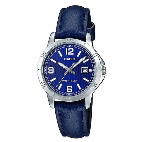 Наручные часы CASIO Collection LTP-V004L-2B, серебряный, синий