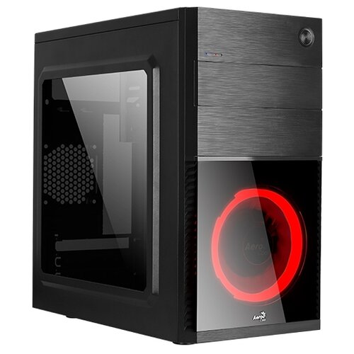 Компьютерный корпус AeroCool CS-105 Red черный