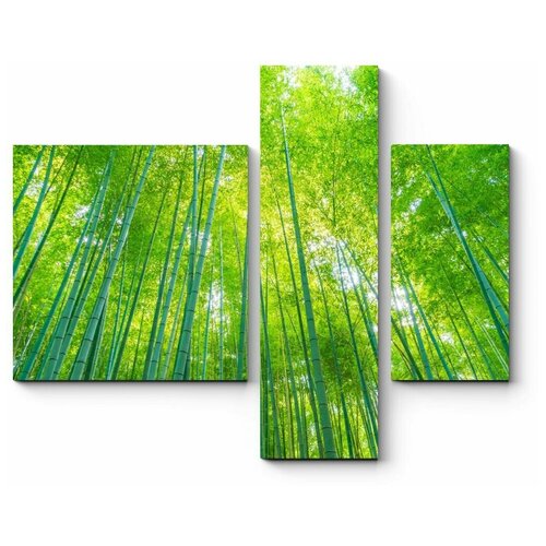 Модульная картина Бамбуковый лес 90x74