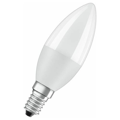 Лампа светодиодная LED Value LVCLB60 7SW/865 7Вт свеча матовая E14 230В 10х1 RU OSRAM 4058075579033