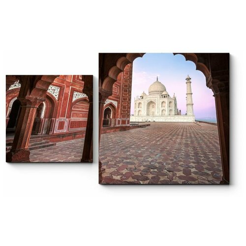 Модульная картина Индийский дворец Тадж-Махал50x30