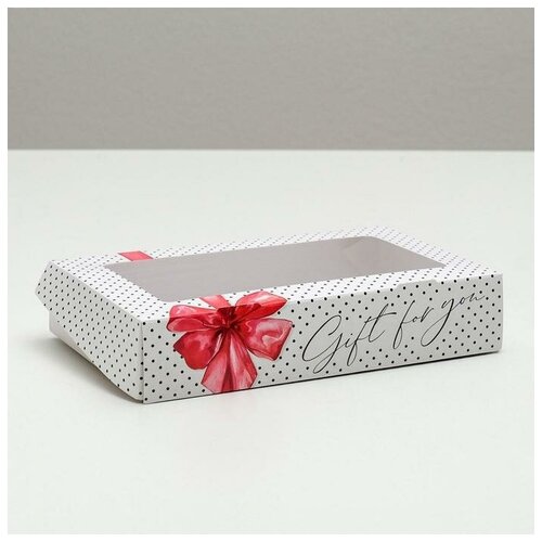 Коробка складная «Gift», 20 × 12 × 4 см