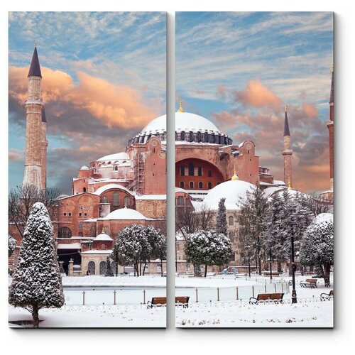 Модульная картина Собор Святой Софии, Стамбул 50x50