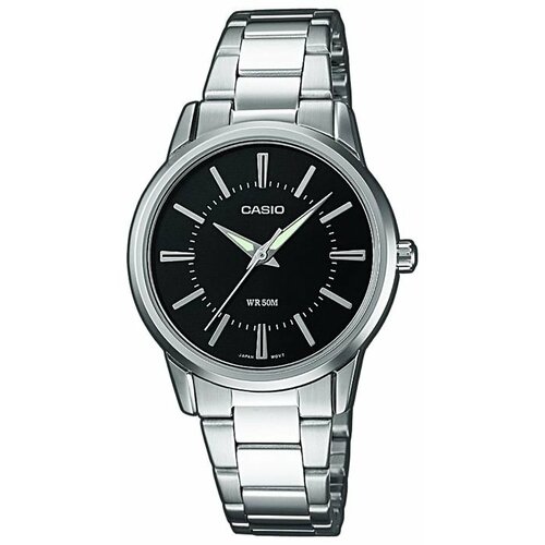 Наручные часы CASIO Collection LTP-1303D-1A, черный, серебряный