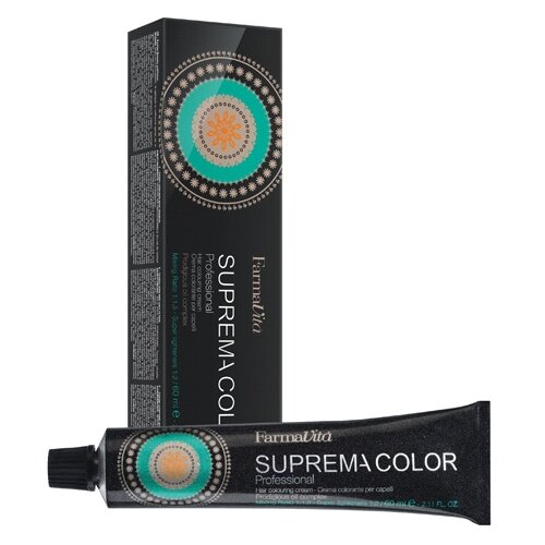 FarmaVita Suprema Color Крем-краска для волос The Mineral Shadows, 12.43 специальный блондин медно-золотистый, 60 мл