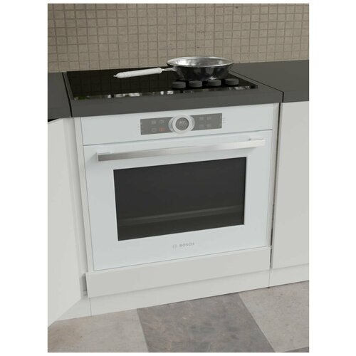 Кухонный модуль напольный под духовой шкаф, цвет белый 60х82х58 см