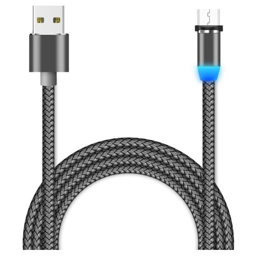 Кабель Jet.A USB - microUSB (JA-DC26), 1 м, серый