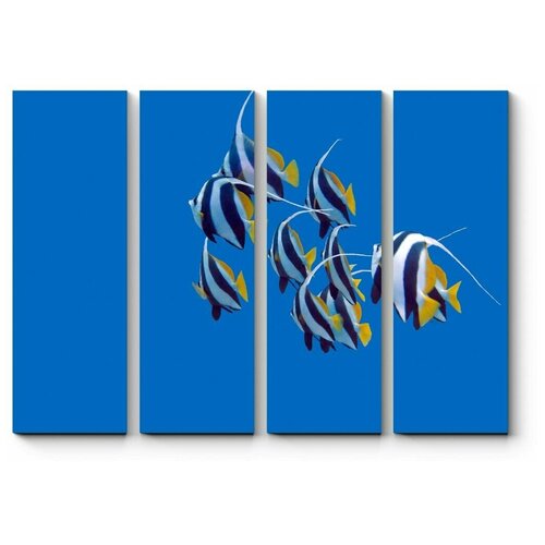 Модульная картина Тропические рыбы 130x98