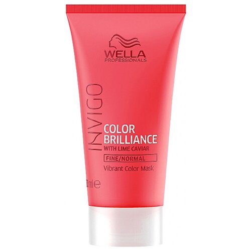 Wella Professionals INVIGO COLOR BRILLIANCE Маска-уход для защиты цвета тонких и нормальных волос, 30 мл, туба