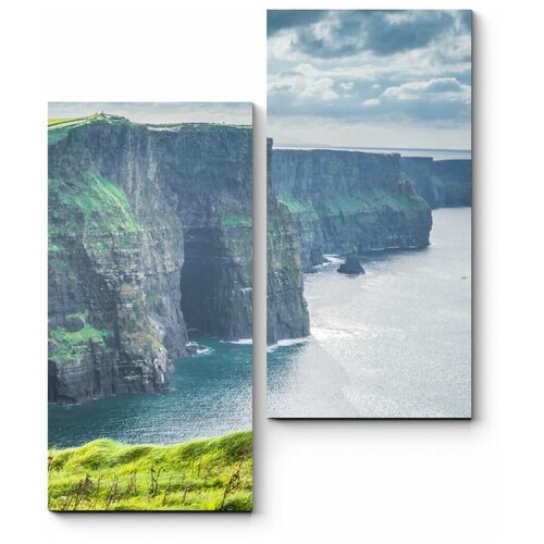 Модульная картина Двухсотметровые скалы Ирландии 110x138