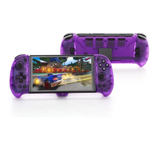 Геймпад беспроводной DOBE для Nintendo Switch/Switch OLED, прозрачный фиолетовый