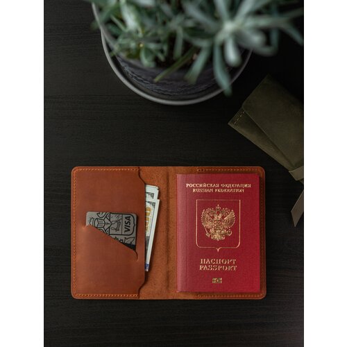 Обложка для паспорта FILIN GOODS, коричневый