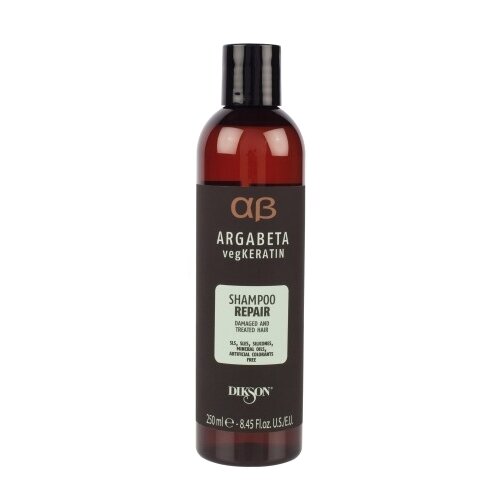 Dikson шампунь для волос ArgaBeta vegKeratin repair, 250 мл