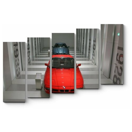 Модульная картина Музей BMW в Мюнхене140x98