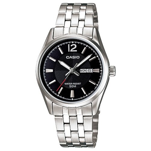 Наручные часы CASIO Collection LTP-1335D-1A, серебряный, черный