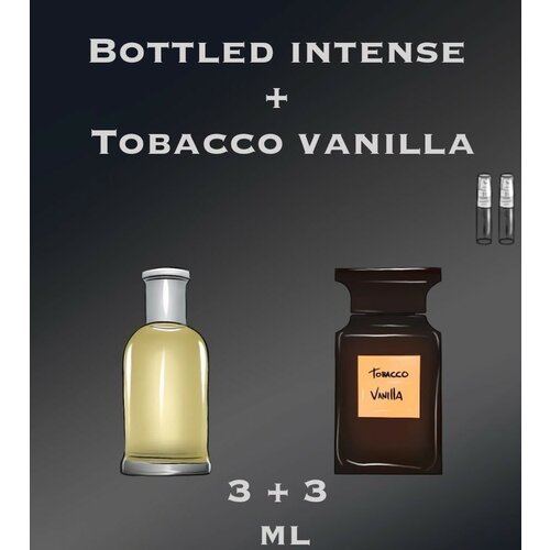 Масляные духи набор crazyDanKos Boss Bottled + Tobacco Vanille (Спрей 3+3 мл)