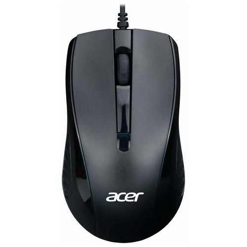 Мышь Acer OMW136, оптическая, проводная, USB, черный [zl. mceee.01a]