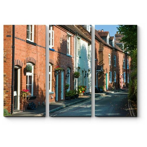 Модульная картина Тихая улочка Бриджнорта, Англия90x65