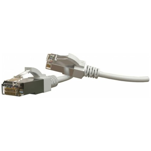 Патч-корд Hyperline WH, 1м (PC-LPT-SFTP-RJ45-RJ45-C6-1M-LSZH-)