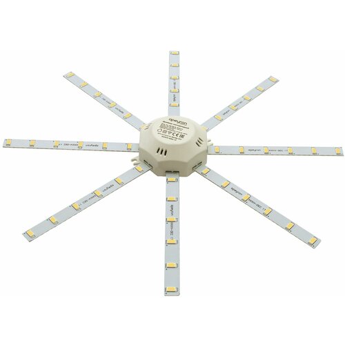 Модуль светодиодный Apeyron для настенно-потолочного светильника 260 мм 220 В 20 Вт теплый белый свет