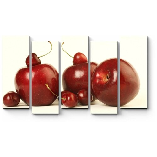 Модульная картина Вишнево-яблочное настроение 90x52