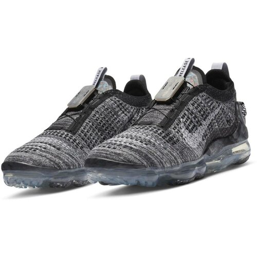 Кроссовки NIKE Flyknit, размер 6US, серый, белый