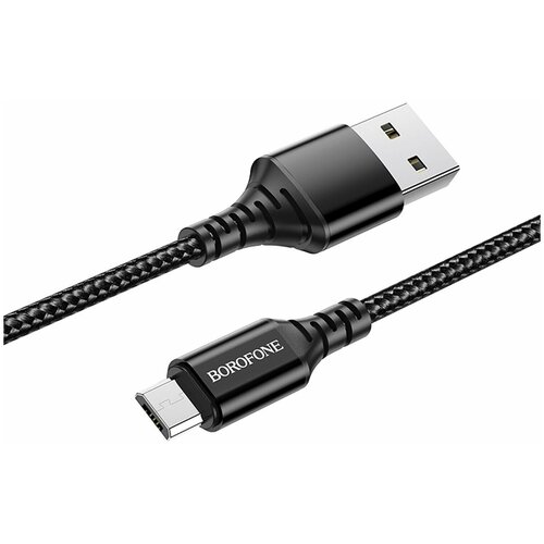 Кабель Micro-USB BOROFONE bx54 2.4A 1м Тканевый
