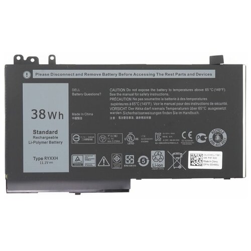 Аккумулятор (батарея) для ноутбука Dell Latitude 5550 (RYXXH 11,1V 3200 mAh)