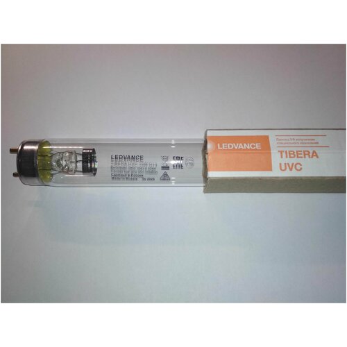 Лампа УФ бактерицидная 15w Tibera UVC G13 T8 LEDVANCE без озона(TUV 15w; HNS 15w)