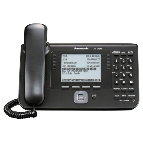 Проводной SIP телефон Panasonic KX-UT248RU-B