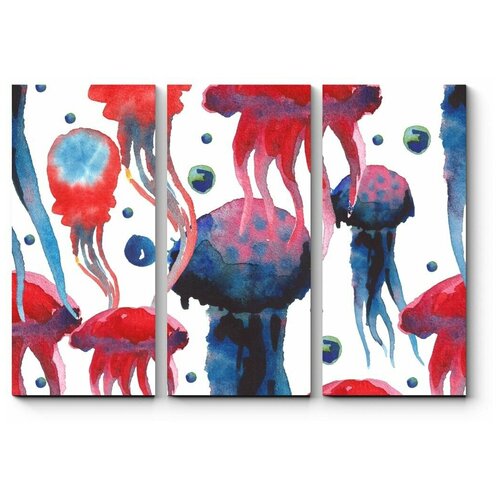 Модульная картина Краски подводного мира90x65