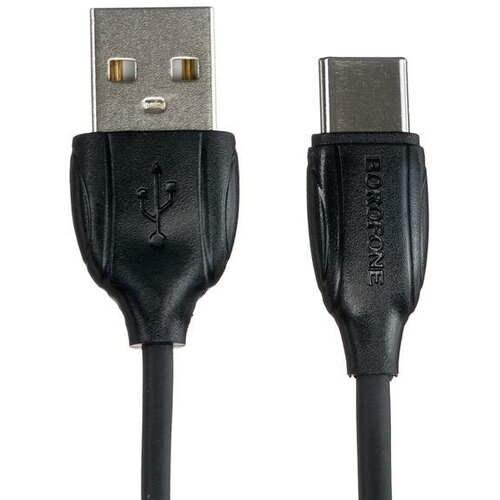 Кабель Borofone BX19, Type-C - USB, 3 A, 1 м, чёрный