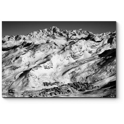 Модульная картина Могущественные горы 40x27