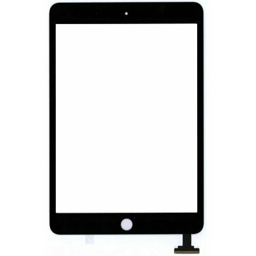 Сенсорное стекло (тачскрин) iPad mini/mini 2 (черное) (AAA) под пайку