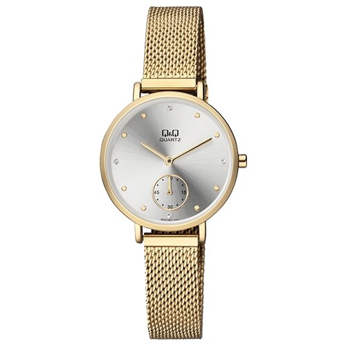 Наручные часы Q&Q QA97-001, золотой, серебряный
