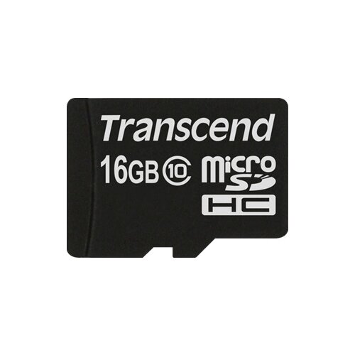 Карта памяти Transcend microSDHC 16 ГБ Class 10