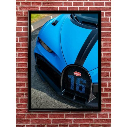 Плакат, Постер Bugatti, А3 (фотопанно, постер на стену)