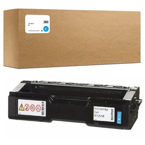 Картридж SPC252 (407717) для Ricoh SPC252/С262 6К Cyan Coompatible (Совместимый)