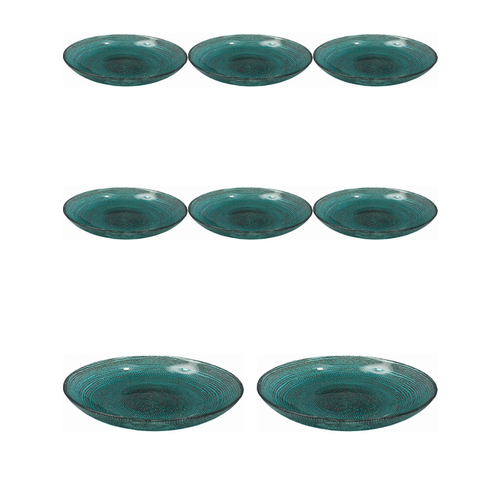 Набор салатников Аксам "Inspiration green"стекло 8шт диаметр 21см
