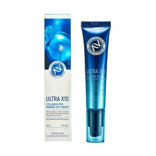 Крем для кожи вокруг глаз Enough Premium Ultra X10 Collagen Pro Marine Eye Cream [30ml]