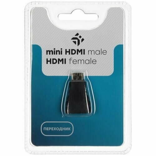 Переходник DEXP HDMI - mini HDMI розетка - вилка, 3840x2160, 60 Гц