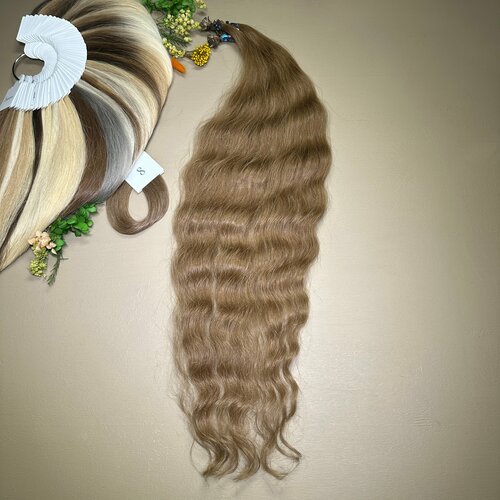 Волосы кудри славянские Belli Capelli на классической капсуле 60-65см оттенок №8