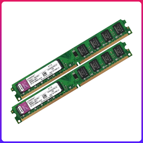 2x DDR2 2GB 800MHz (PC2-6400) Kingston